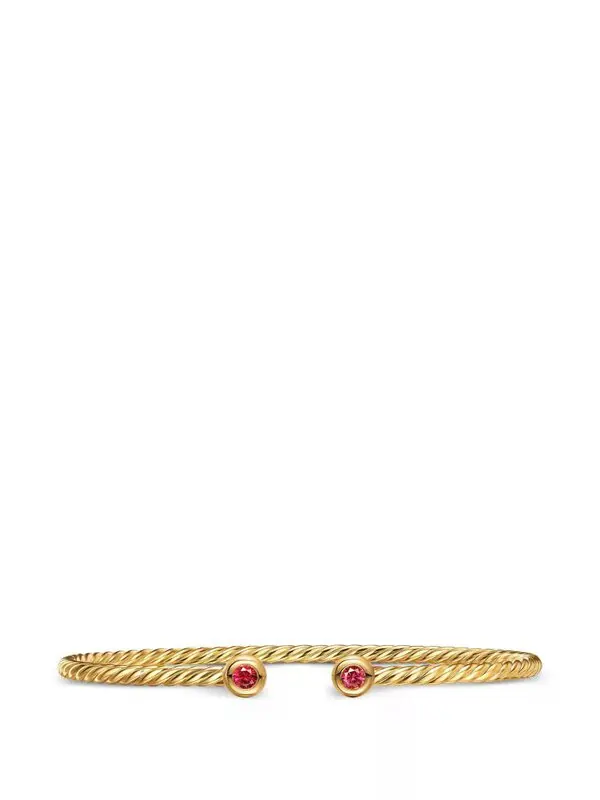 David Yurman Micro Cablespira® Flex Round Bracelet - Gold