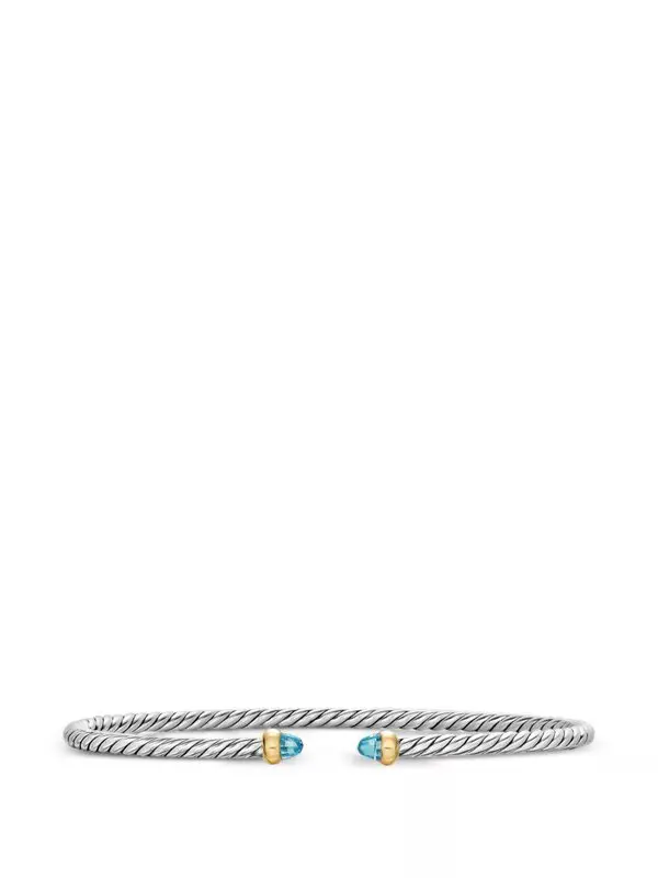 David Yurman Micro Cable Flex Bracelet - Silver