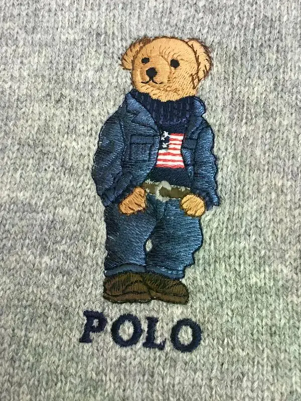 Polo Ralph Lauren Bear-logo Scarf - Grey