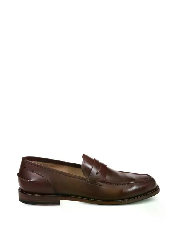 ALBERTO FASCIANI Brian Penny Strap Loafers
