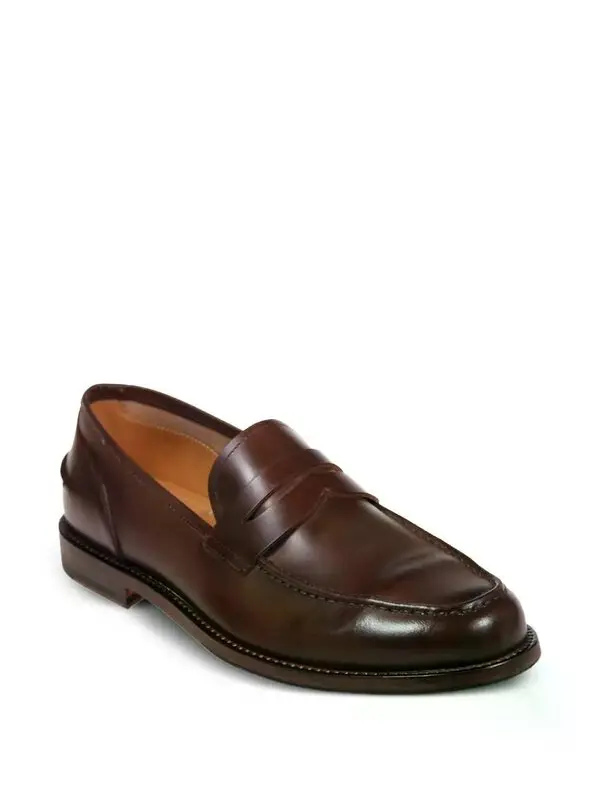 ALBERTO FASCIANI Brian Penny Strap Loafers