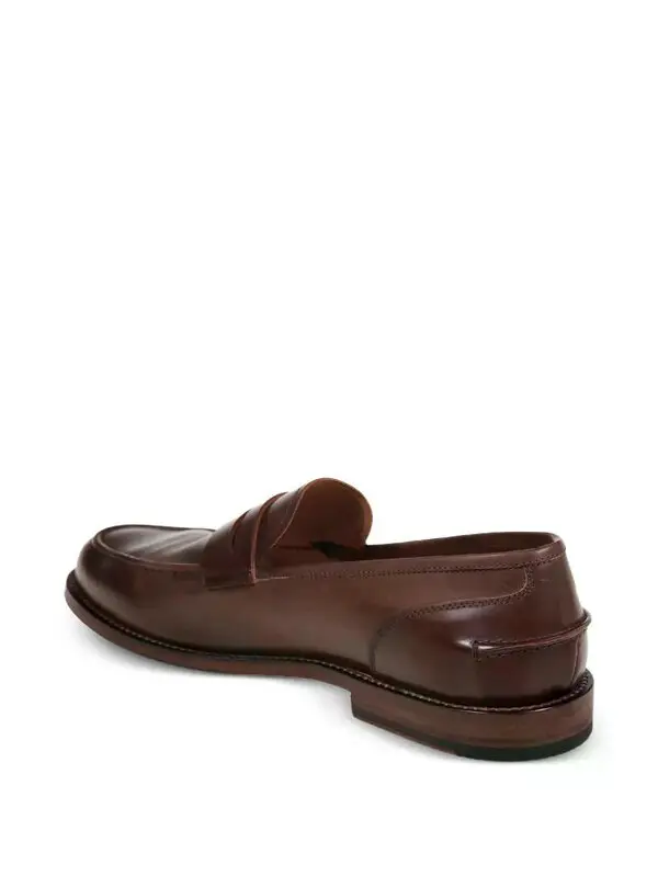 ALBERTO FASCIANI Brian Penny Strap Loafers