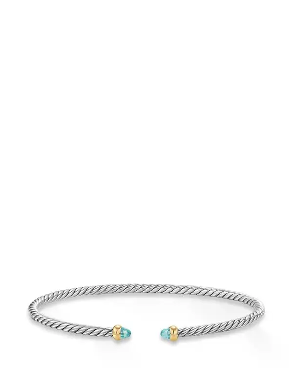 David Yurman Micro Cable Flex® Bracelet - Silver