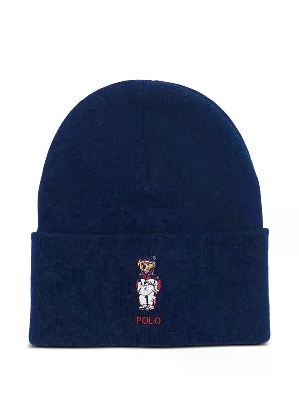Polo Ralph Lauren 2022 Olympics Polo Bear Beanie - Blue