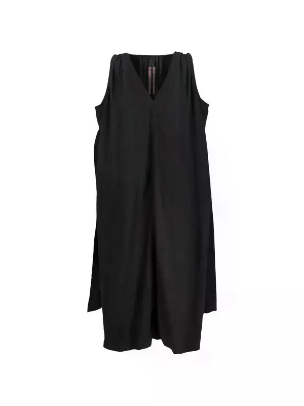 Rick Owens Plinth V-neck Jumpsuit - Black