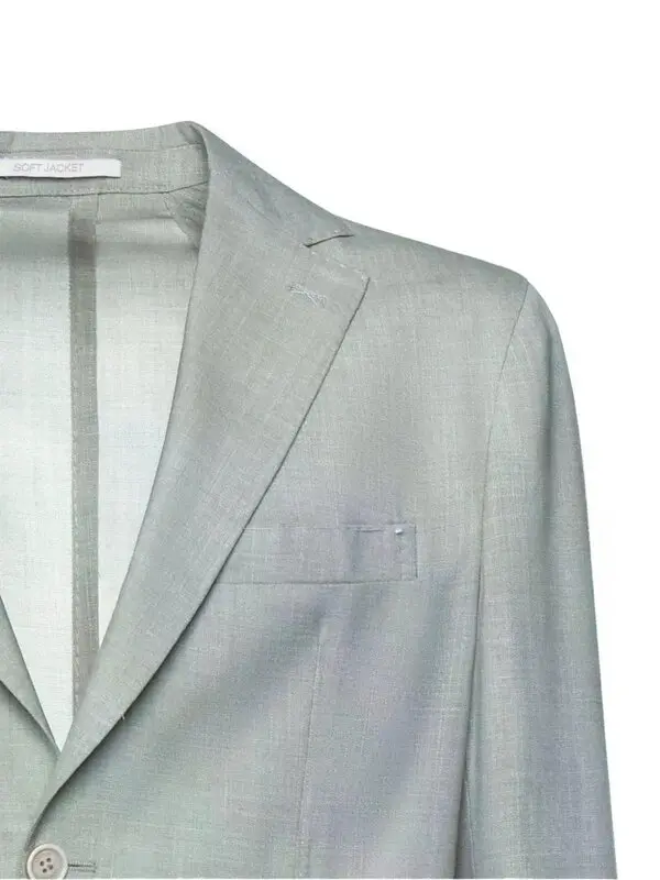 Eleventy Patch-pocket Blazer - Green