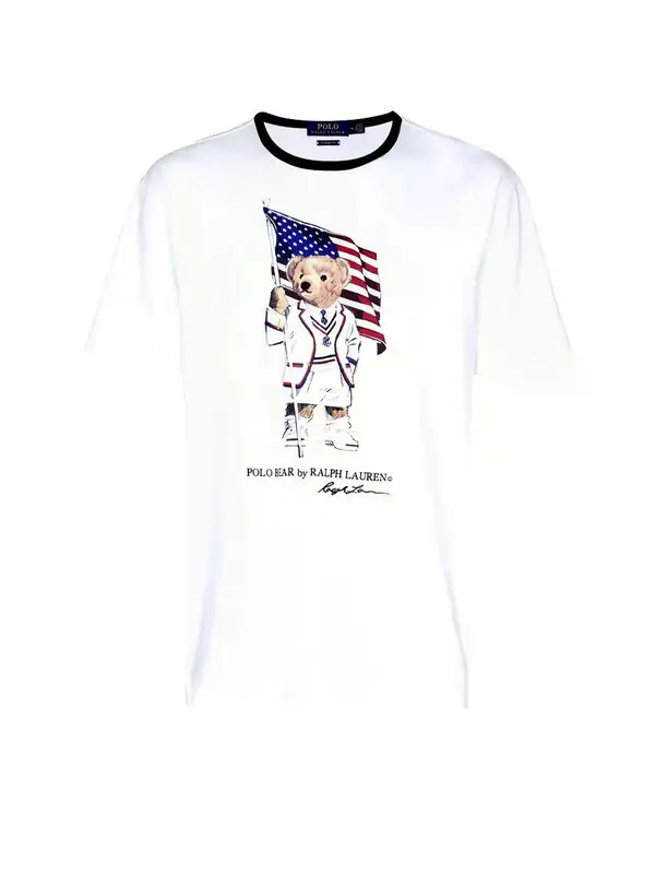 Polo Ralph Lauren Bear Flag T-shirt - White