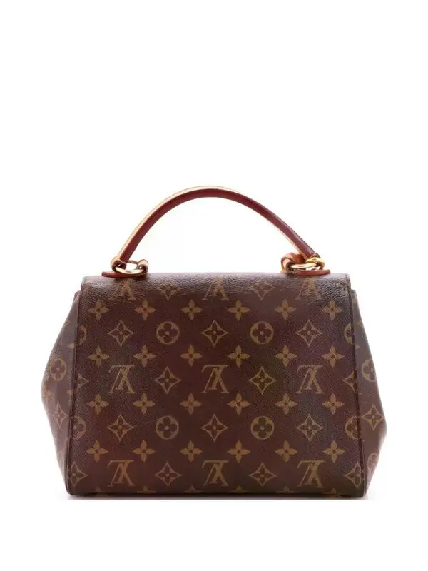 LOUIS VUITTON Cluny Top Handle Satchel Monogram Canvas Bb - Brown