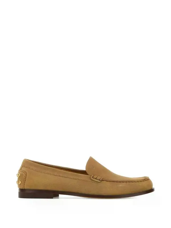 TOD'S Suede Loafers - Neutrals