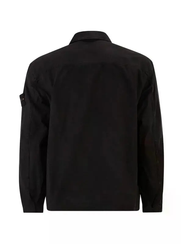 Stone Island Chest-pockets Zip Jacket - Black