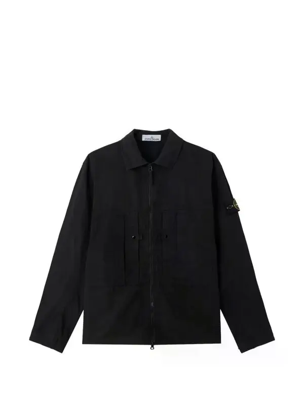 Stone Island 1200005 Mercerised Organic-cotton Ripstop Overshirt