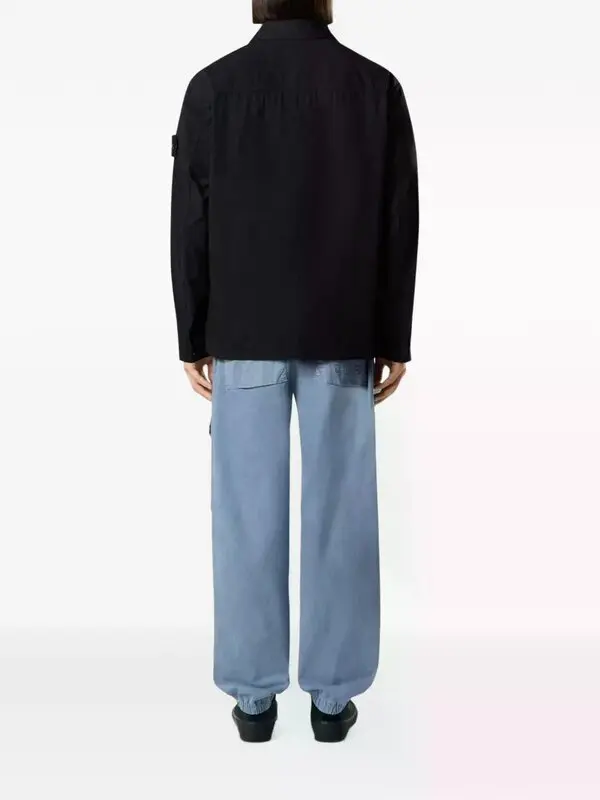 Stone Island 1200005 Mercerised Organic-cotton Ripstop Overshirt