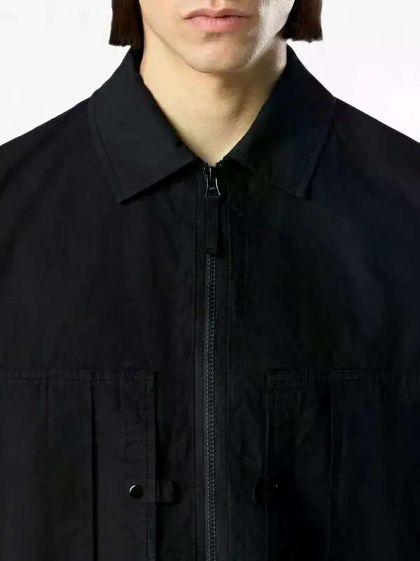 Stone Island 1200005 Mercerised Organic-cotton Ripstop Overshirt