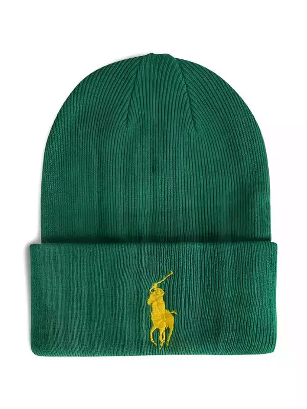 Polo Ralph Lauren Big Pony Cuff Beanie - Green