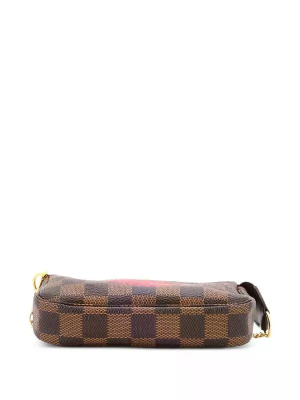 LOUIS VUITTON Pochette Accessoires Limited Edition Damier Mini Clutch