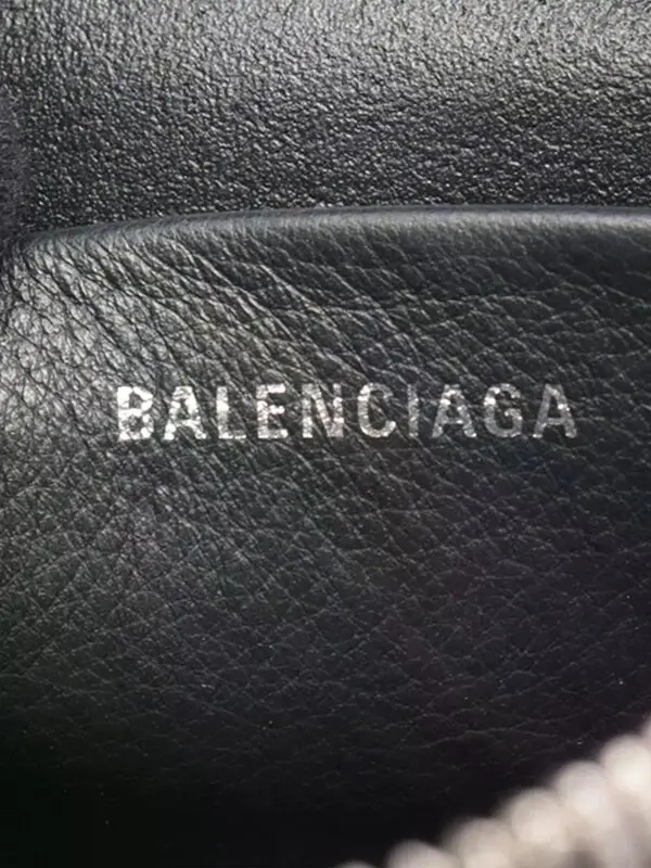 Balenciaga Xs Leather Everyday Camera Crossbody Bag - Black