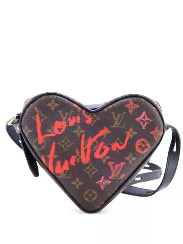 LOUIS VUITTON Coeur Handbag Limited Edition Monogram Canvas - Brown
