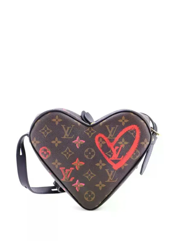LOUIS VUITTON Coeur Handbag Limited Edition Monogram Canvas - Brown