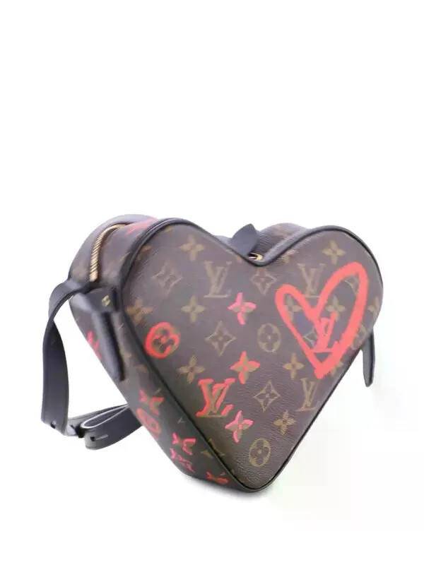 LOUIS VUITTON Coeur Handbag Limited Edition Monogram Canvas - Brown