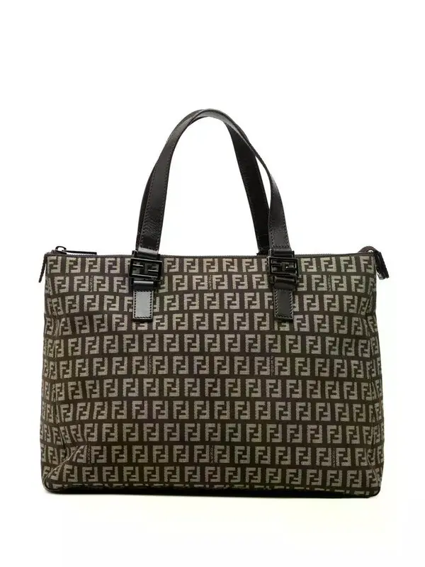 Fendi Zucchino Canvas Tote Bag