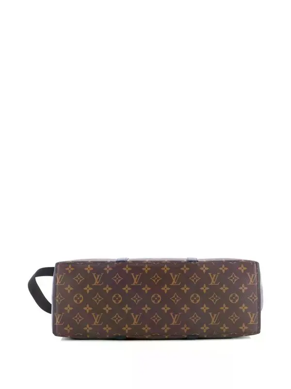 LOUIS VUITTON Weekend Macassar Monogram Canvas Gm Tote Bag