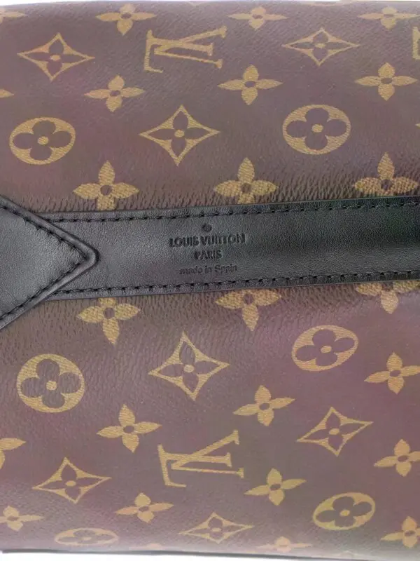 LOUIS VUITTON Weekend Macassar Monogram Canvas Gm Tote Bag