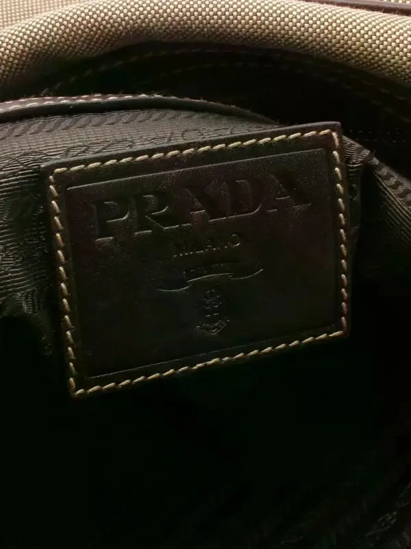 Prada 2010-2026 Canapa Logo Jacquard Crossbody Bag