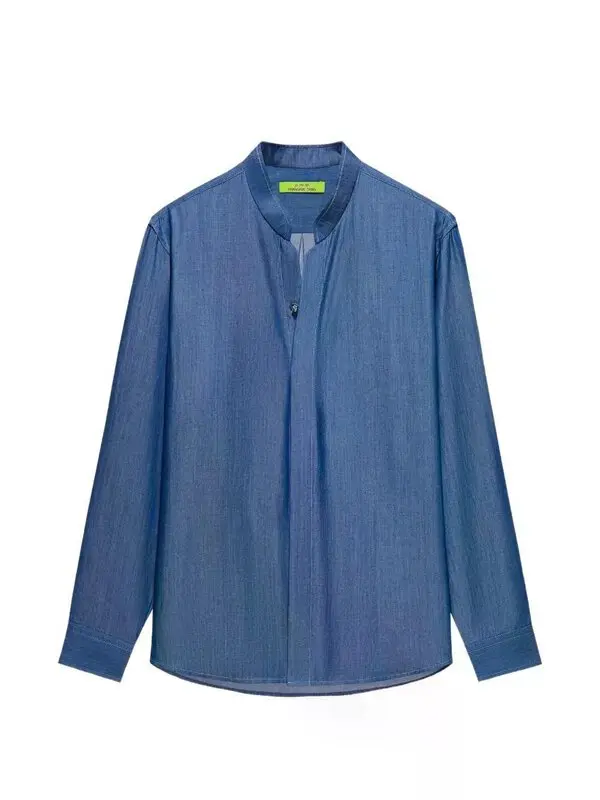 Shanghai Tang Mandarin-collar Shirt