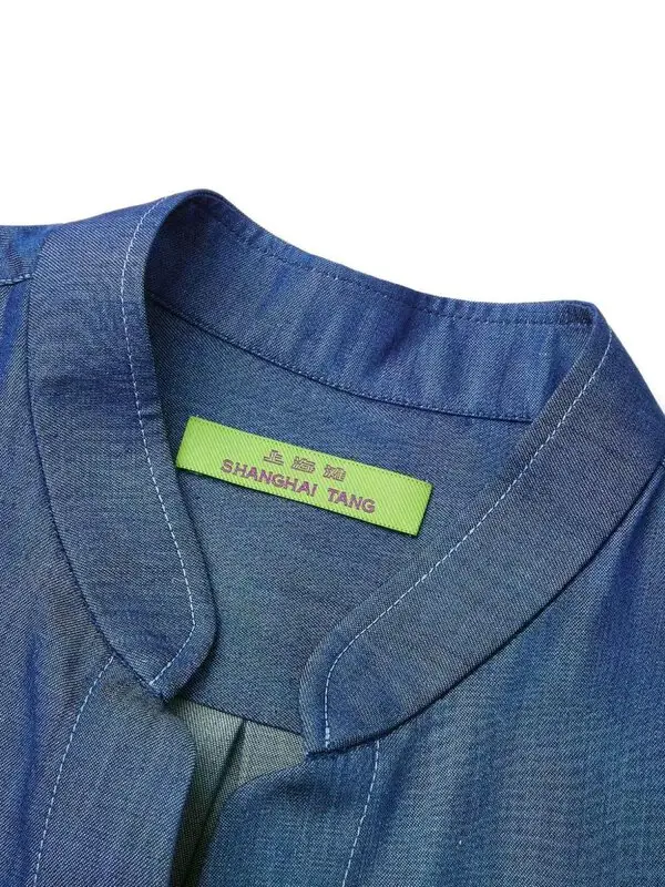 Shanghai Tang Mandarin-collar Shirt