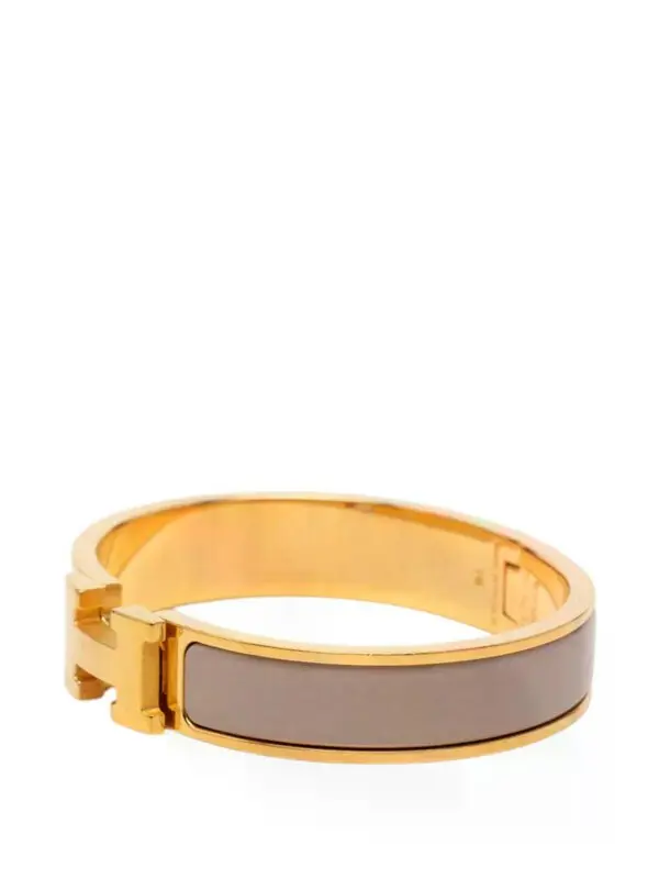 Hermès 2000-2015 Enamel Clic H Bracelet Pm