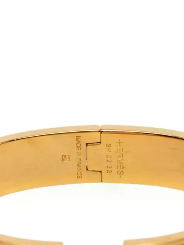 Hermès 2000-2015 Enamel Clic H Bracelet Pm