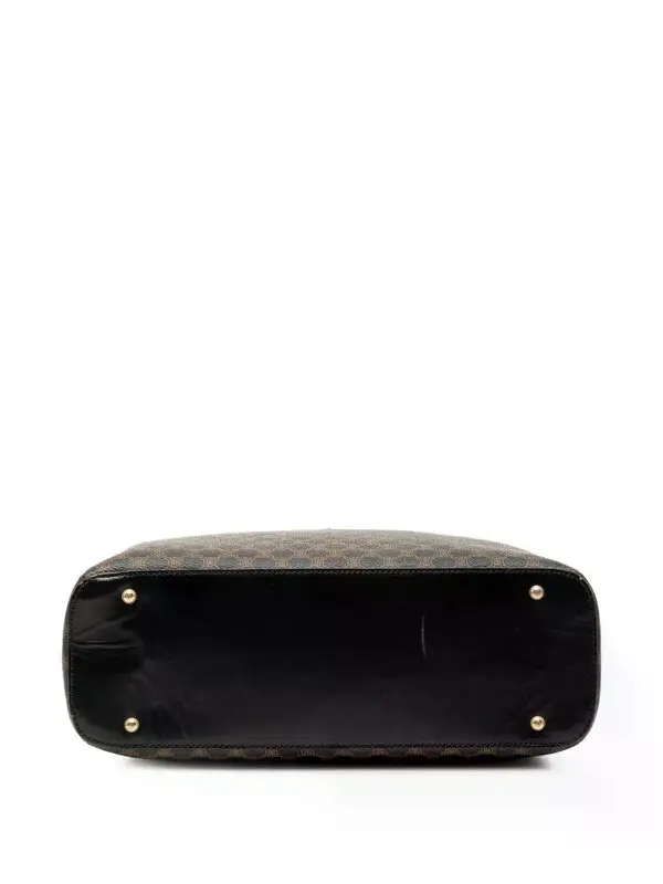 Celine 1998 Macadam Coated Canvas Dome Handbag