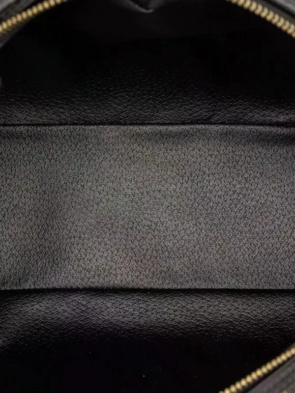 Celine 1998 Macadam Coated Canvas Dome Handbag