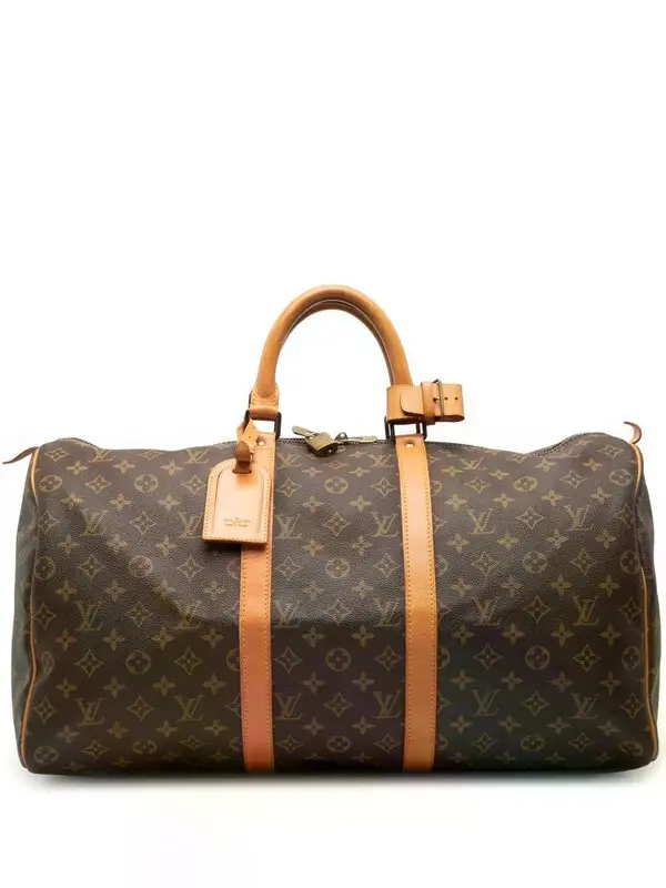 LOUIS VUITTON Keepall 50 Travel Bag Monogram - Brown