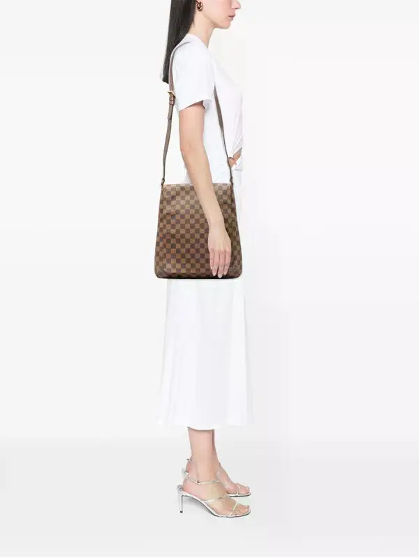 LOUIS VUITTON 2004 Damier Ebene Musette Salsa Gm
