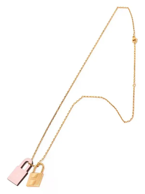 Hermès 2021 Plated O'kelly Pendant Necklace - Gold