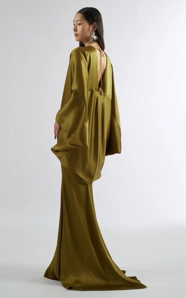 TALLER MARMO Butterfly Cocoon Gown