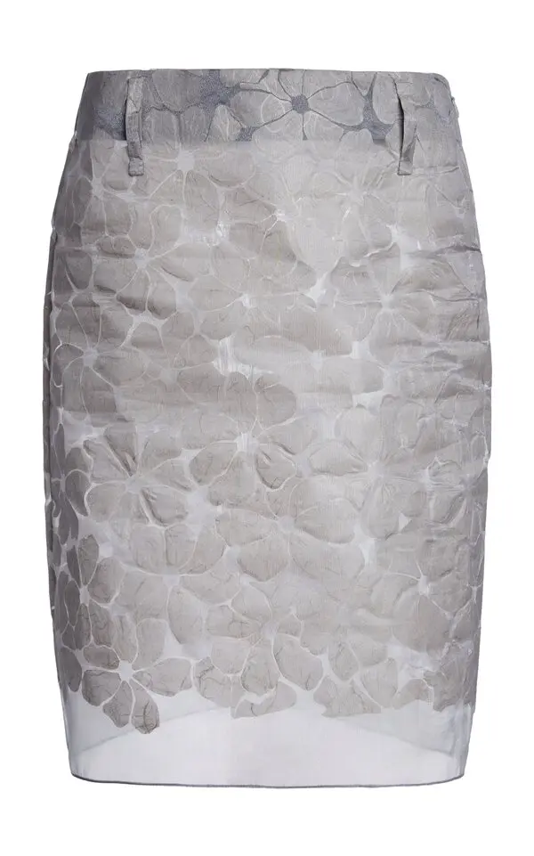 Marni Floral Print Belted Skirt