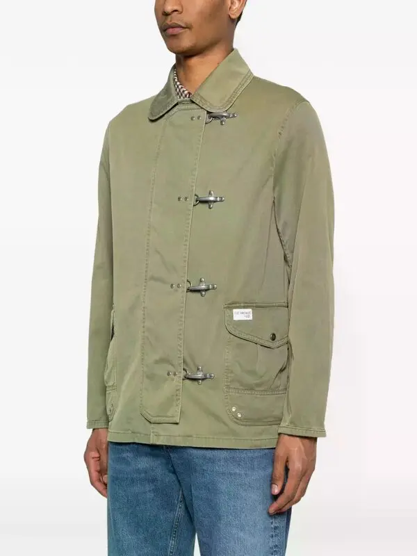 FAY Toggle Fastening Cotton Coat