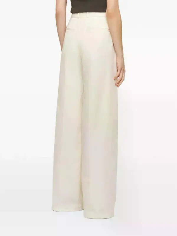 JOSEPH Jnane Wide-leg Trousers - Neutrals