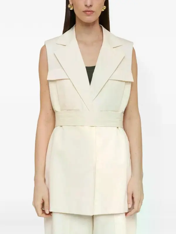 JOSEPH Diafa Belted Gilet
