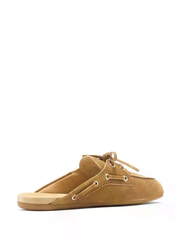 Miu Miu Eyelet Lace-up Loafers