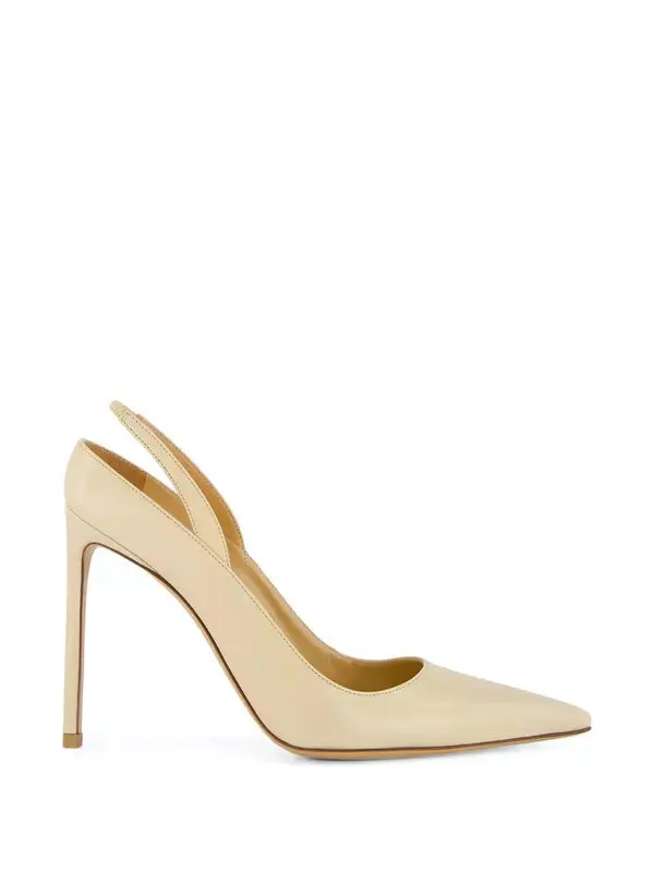 FRANCESCO RUSSO Pointed Slingback Pumps