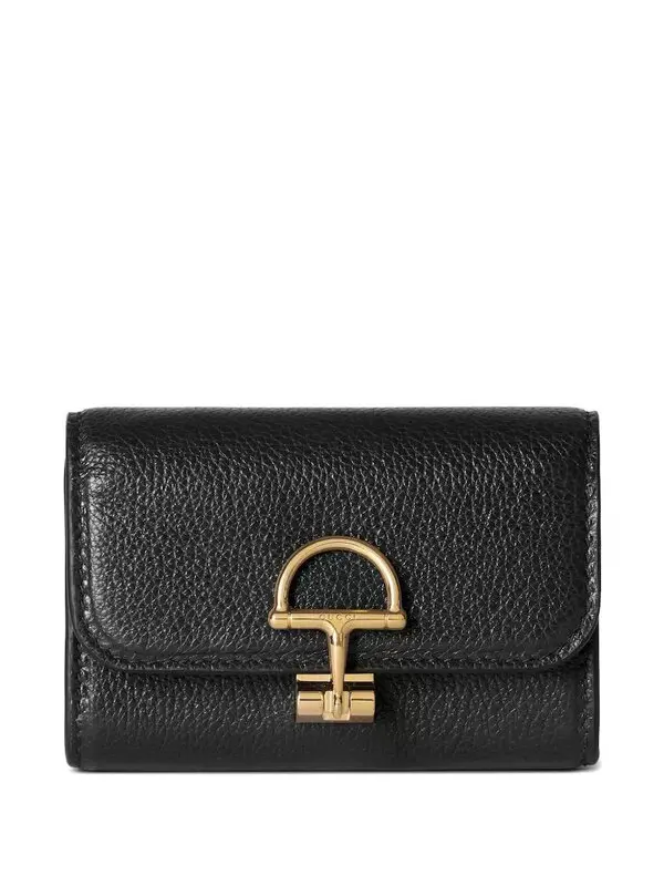 Gucci Horsebit Leather Wallet - Black