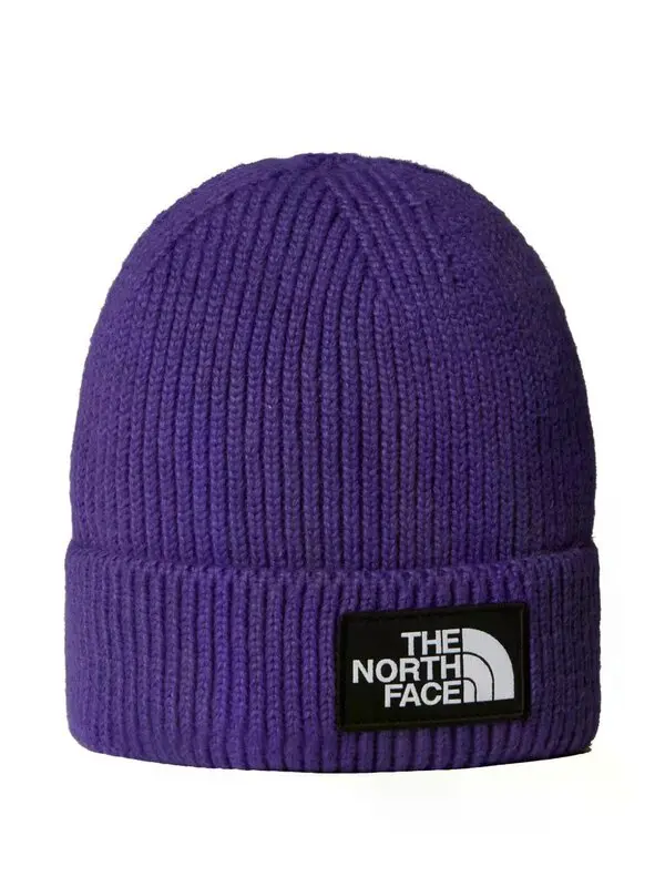 The North Face Logo Box Beanie - Purple