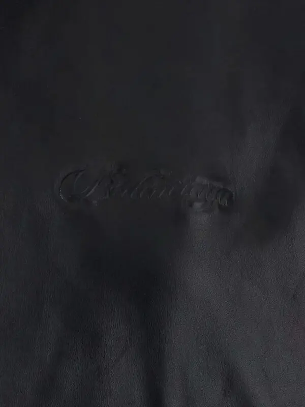 Balenciaga Zip-up Leather Jacket - Black