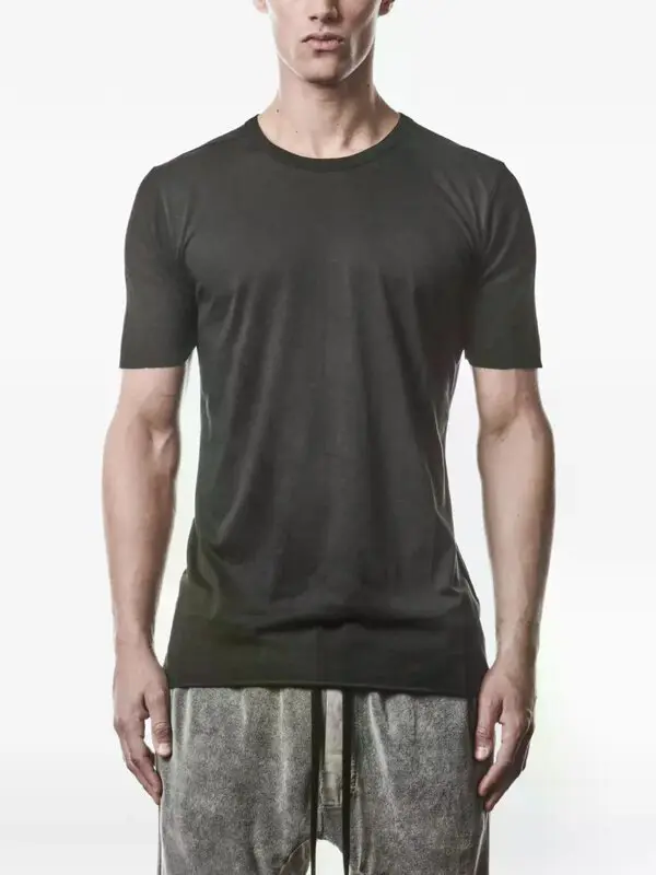 THOM KROM Ribbed-panel T-shirt
