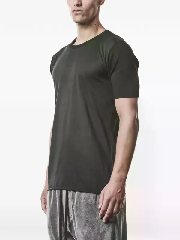 THOM KROM Ribbed-panel T-shirt