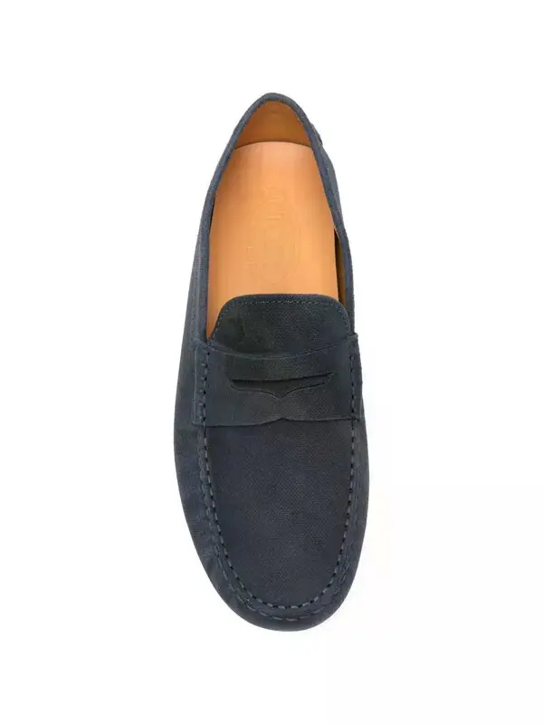 TOD'S Leather Loafers - Blue