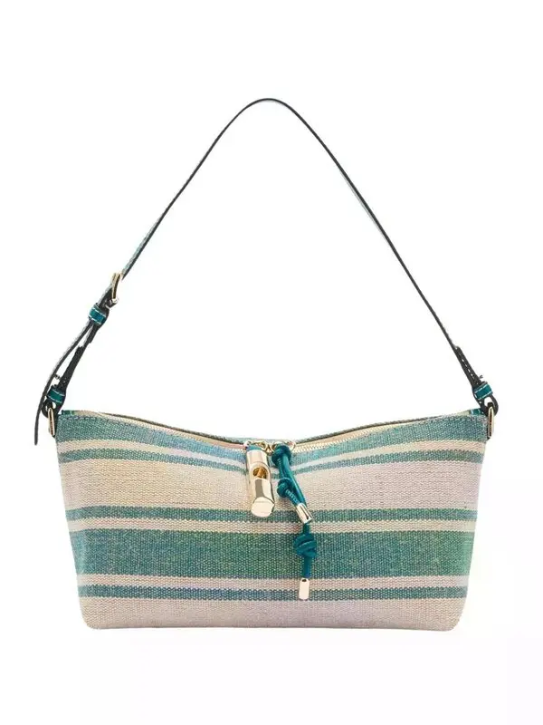 Furla Debby Striped Shoulder Bag - Blue